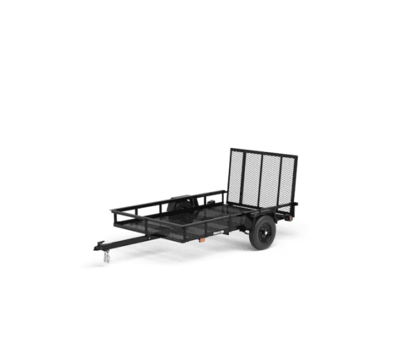 Carry-On Trailer 5-ft x 8-ft Steel Mesh Utility Trailer with Ramp Gate ...