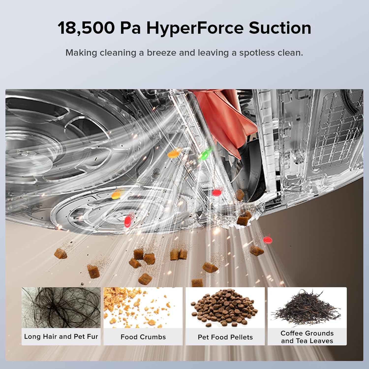 Roborock Qrevo Edge S5A Robot Vacuum & Mop, 18,500Pa, Zero-Tangle ...